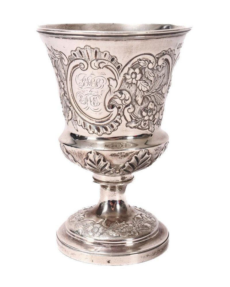 1834 London Hallmarked Sterling Silver Thistle Form Chalice - Bowls ...