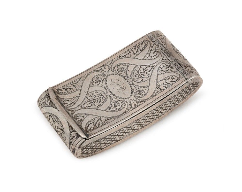 Georgian Sterling Silver Snuff Box by Cocks & Bettridge, 1809 - Snuff ...