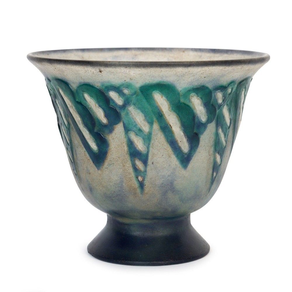 French Art Deco pate de verre vase by Gabriel Argy-Rousseau - French ...