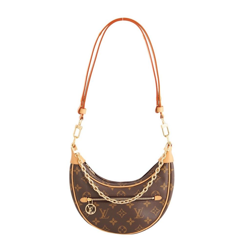 Louis Vuitton Monogram Loop Bag with Chain Strap, 12x24x6cm - Handbags ...