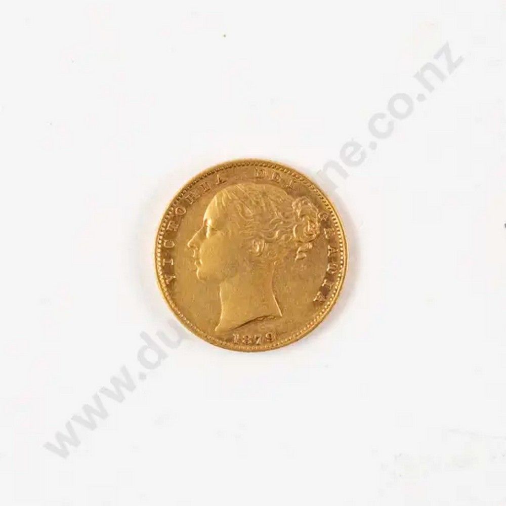 1879 Sydney Mint Victoria Gold Sovereign - Rare Collectible Coin ...