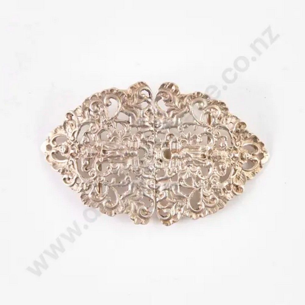 Victorian Sterling Silver Joseph Rodgers Belt Buckle, Sheffield 1894 ...