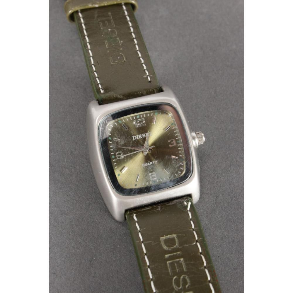 Green Dial Diesel Watch with Leather Band - Watches - Wrist - Horology ...