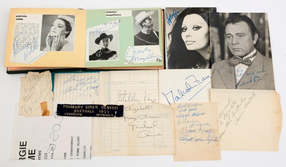 Star-Studded Autograph Album - Cards - Cigarette & Trade - Printed ...
