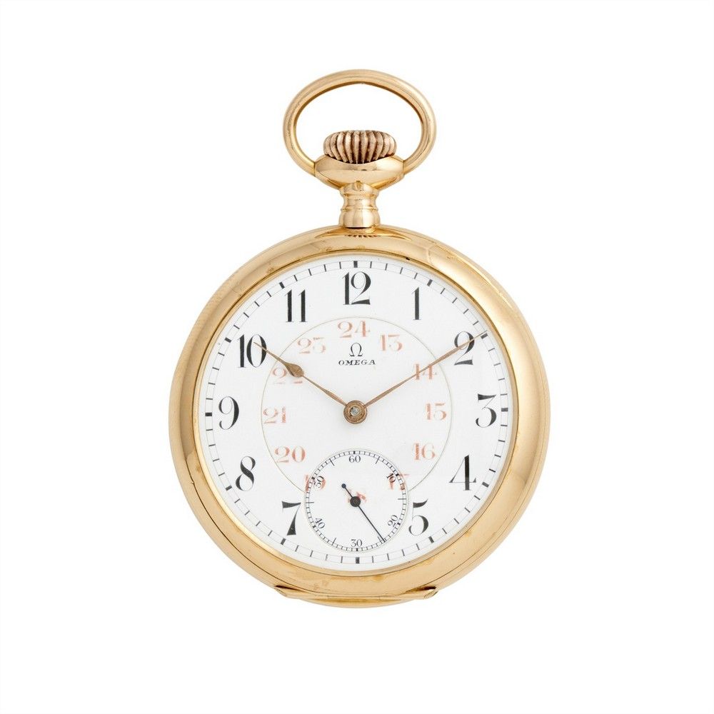 Omega 18ct Gold Pocketwatch for Federal Shooting Festival Bern 1910 ...