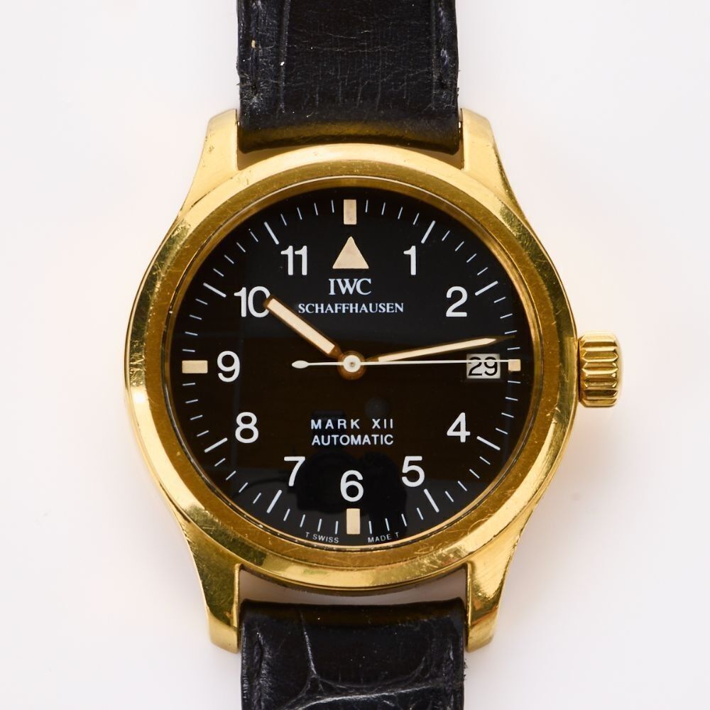 IWC Pilots Mark XII: Iconic Aviation Watch in 18ct Gold - Watches ...