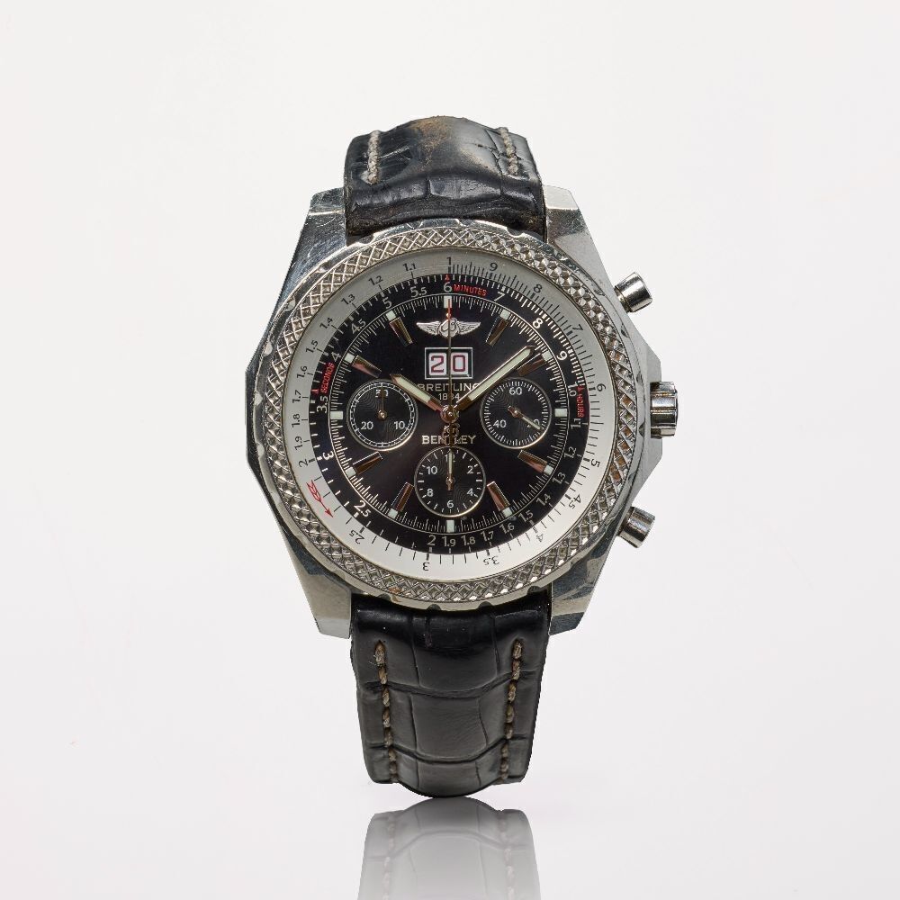 Breitling Bentley 6.75 Speed Stainless Steel Automatic Chronograph ...