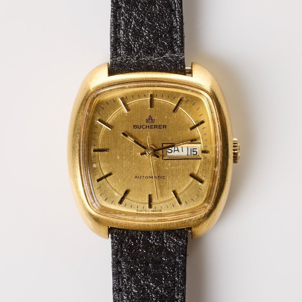 Bucherer Automatic Ladies Wristwatch H6717B - 1980s Vintage Gold ...