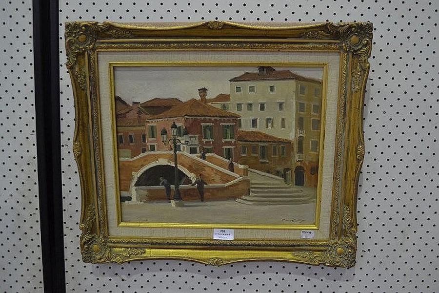 European Street Scene by Hanke - Oil Paintings and Acrylics - Art