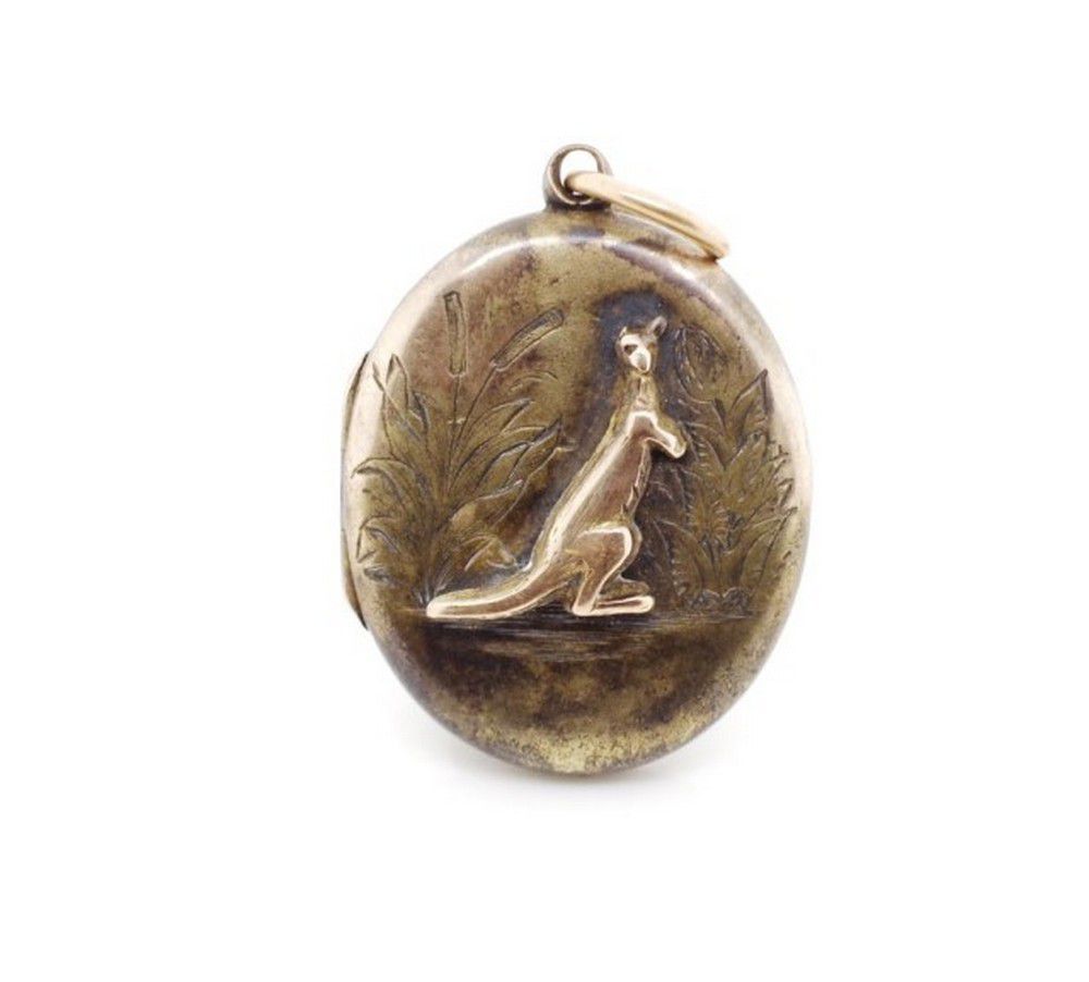 Antique Kangaroo Locket, 1870 - Pendants/Lockets - Jewellery