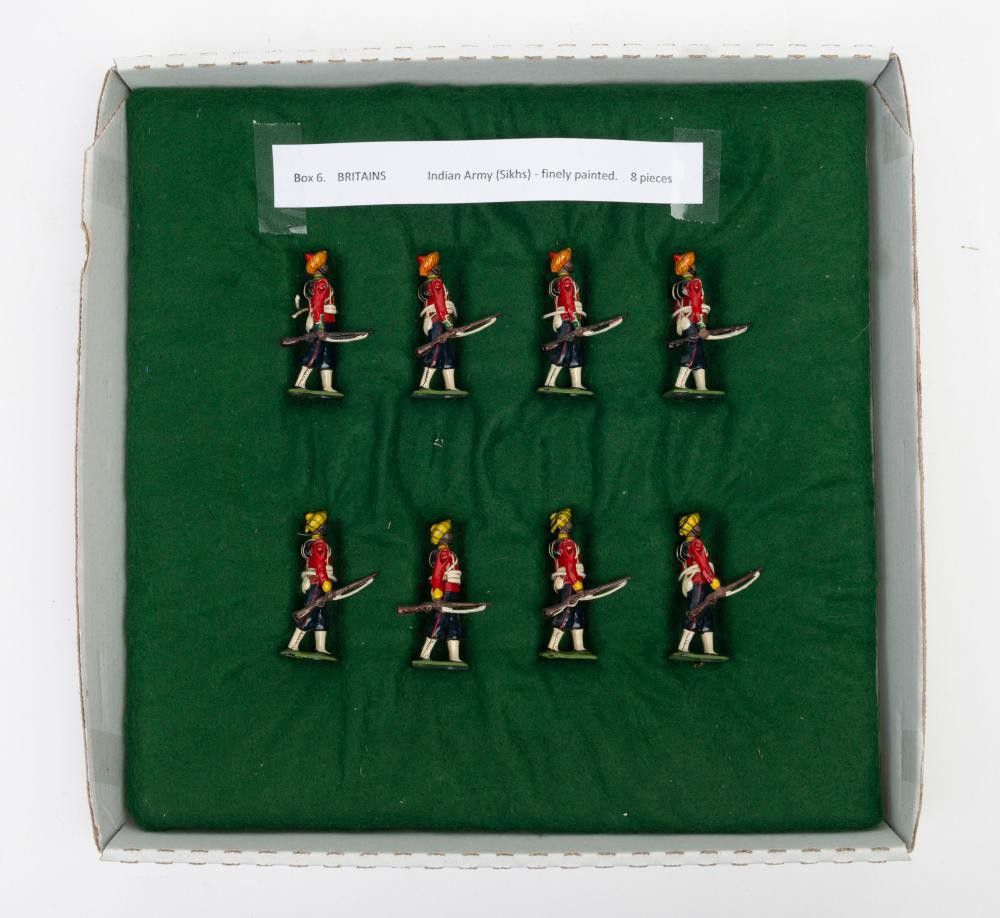 Fine Painted 54mm Sikh Troops with Rifles - Zother - Toys & Models