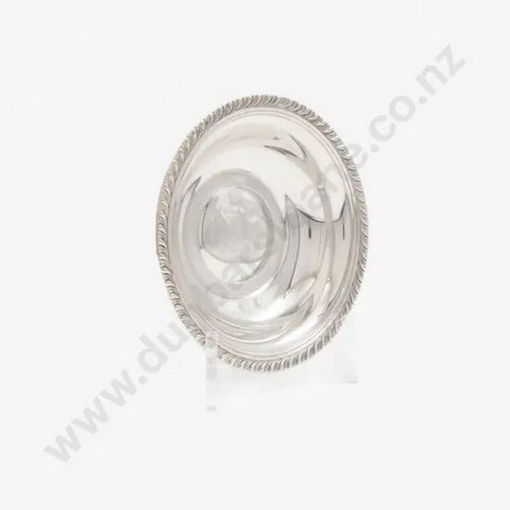 Gadrooned Rim Sterling Silver Bon Bon Bowl, 72g - Bowls, Comports and ...
