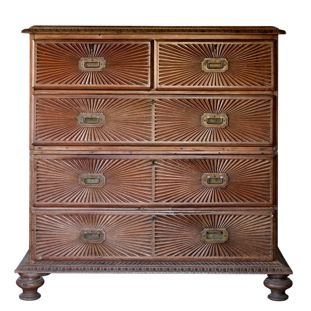 19th Century Anglo-Indian Rosewood Chest of Drawers - Chests of Drawers ...