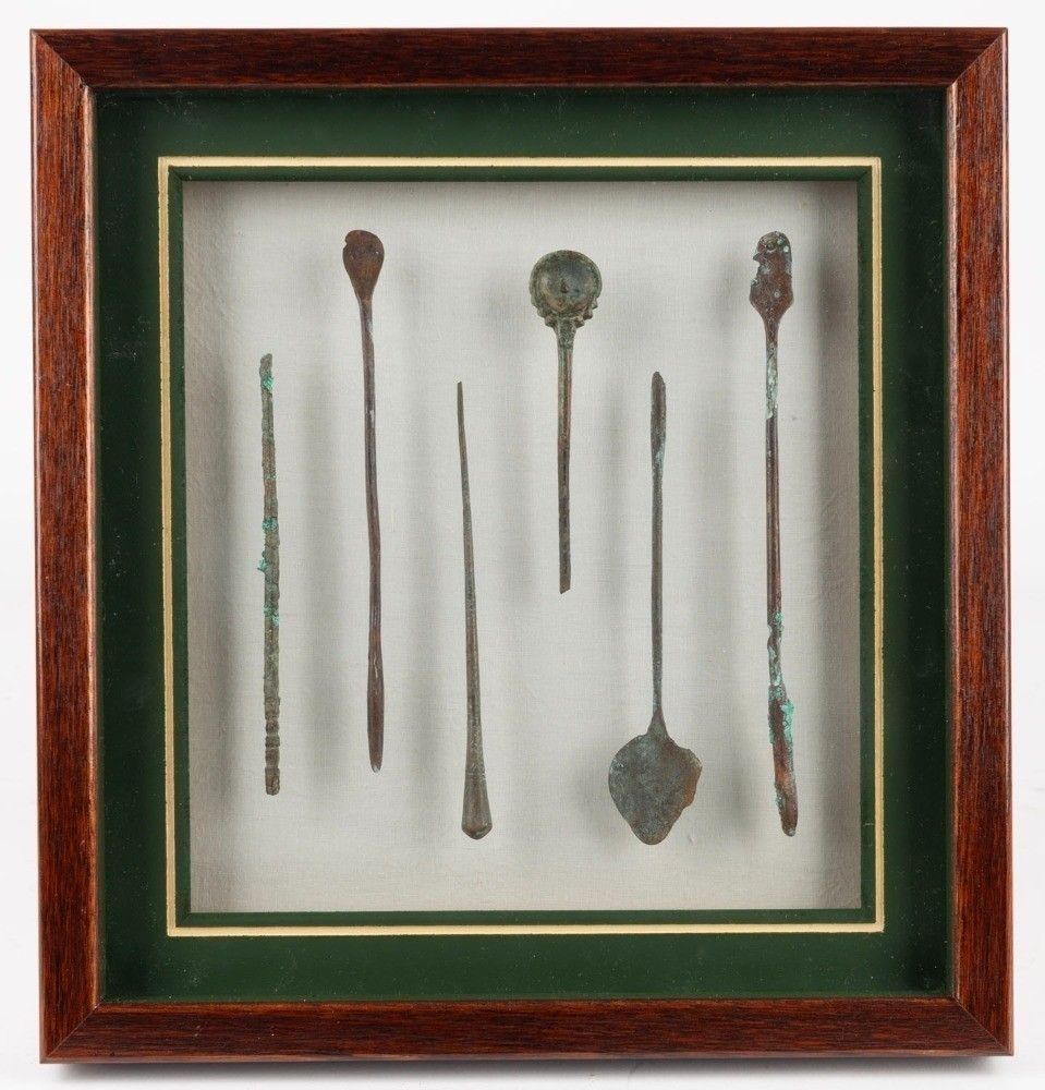 Greco-Roman Medical Instruments Collection: Framed Display - Medical ...