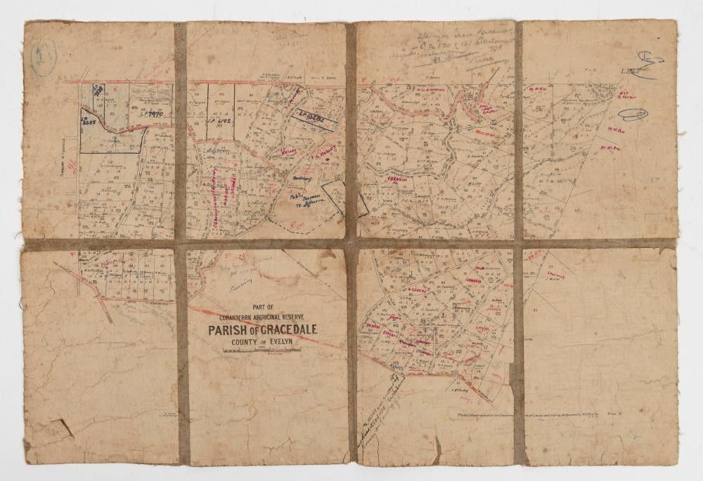 Coranderrk Aboriginal Reserve Map, 1917 - Medical - zOther - Industry ...