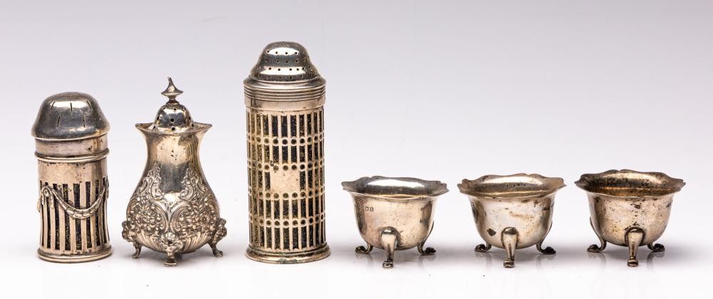 Sterling Silver Salt and Pepper Collection by Various Makers ...