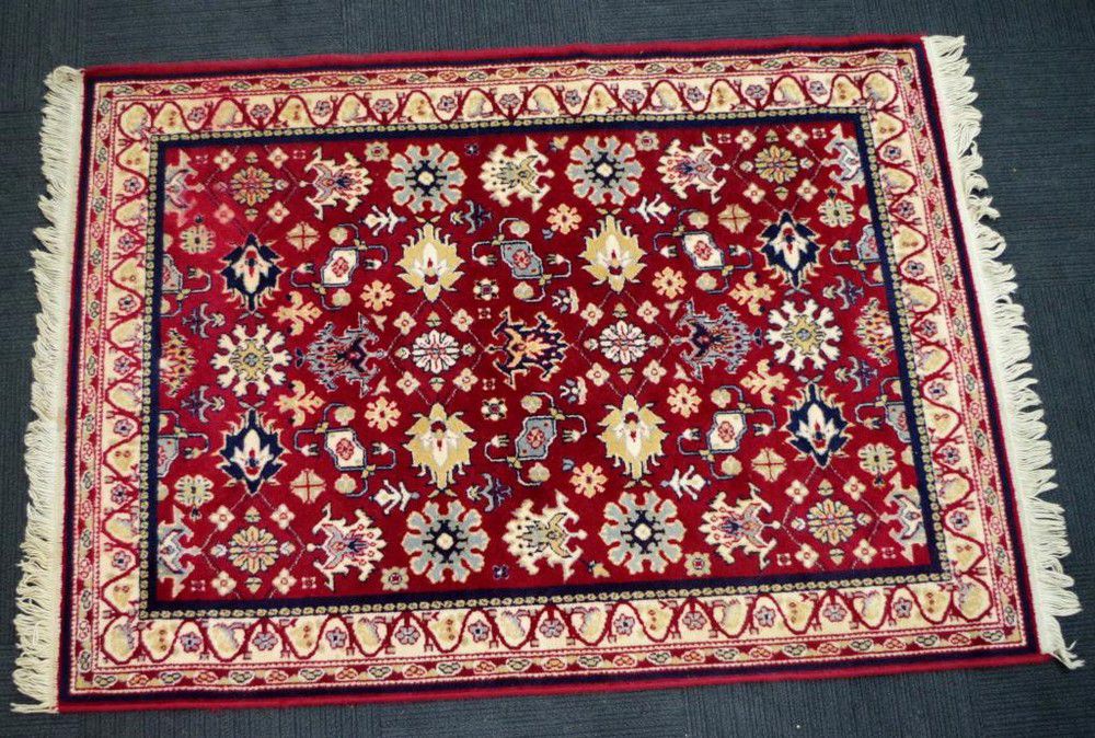 Red-Toned Handmade Middle Eastern Wool Rug - 170x120cm - Rugs & Carpets ...