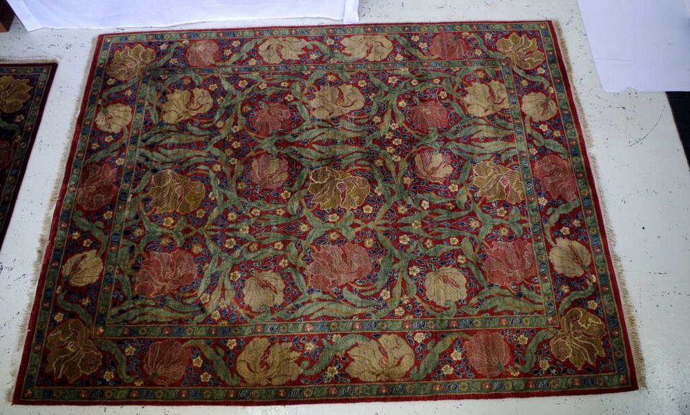 Botanical Wool Rug - 313 x 243 cm - Rugs & Carpets - Textiles & Fabrics