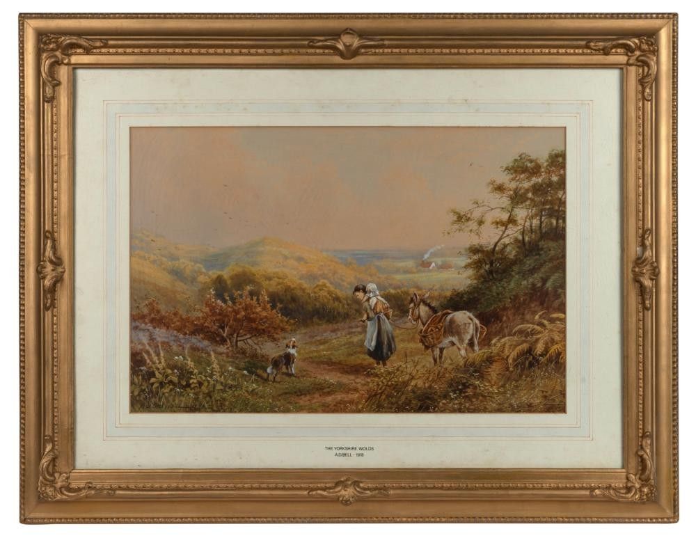 Yorkshire Wolds in Watercolour, 1912 - Watercolours, Other Works on ...