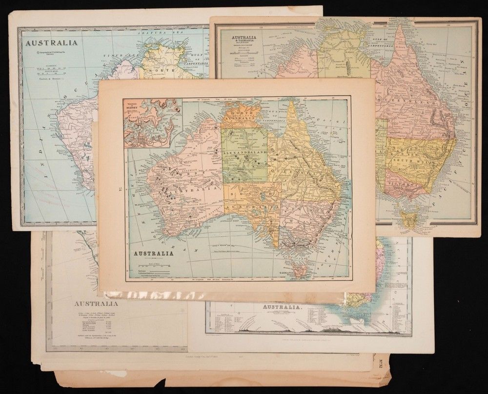 Territorial Evolution of Australia: 1850s-1930s - Historical Documents ...