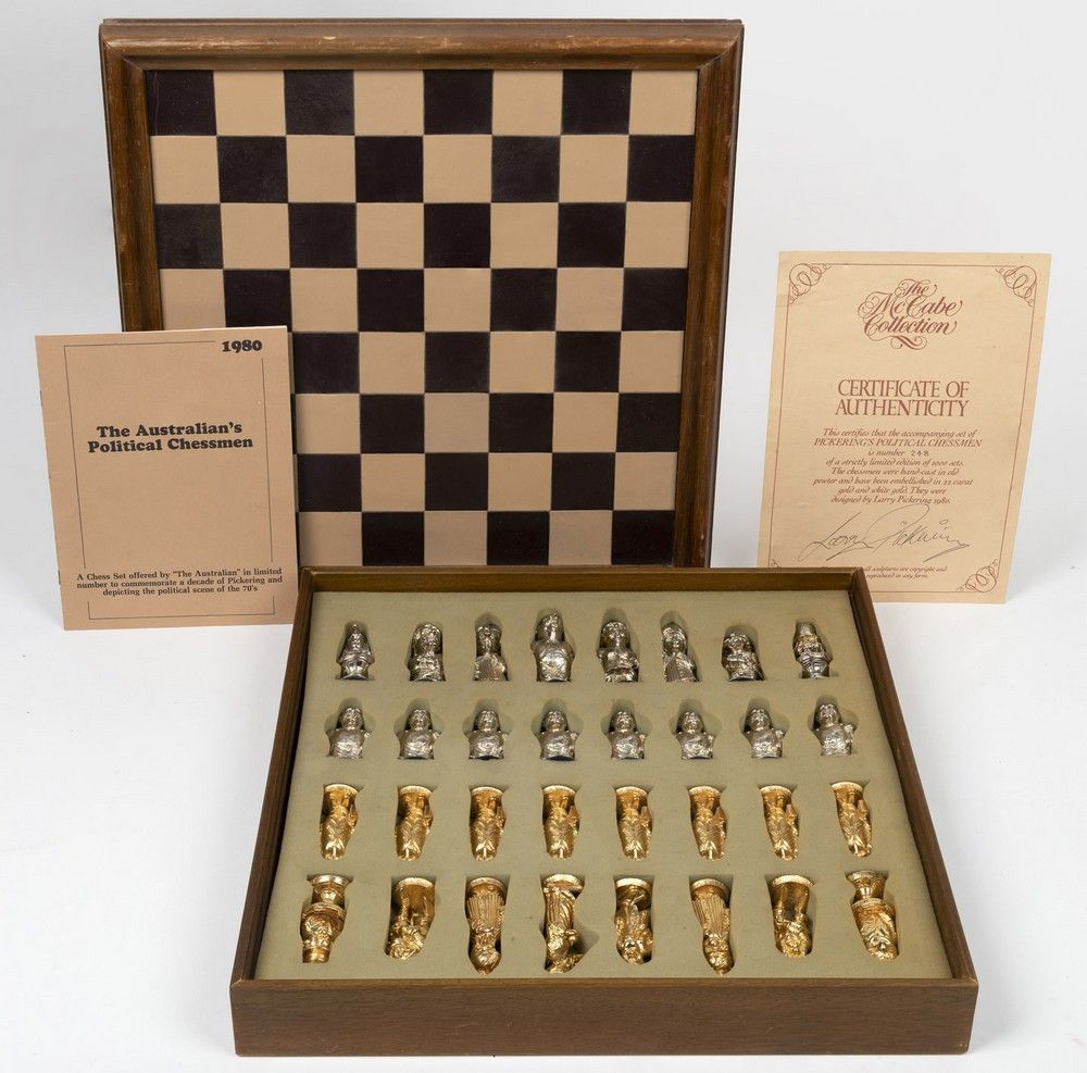 Larry Pickering Limited Edition Dismissal Chess Set - Games & Puzzles ...