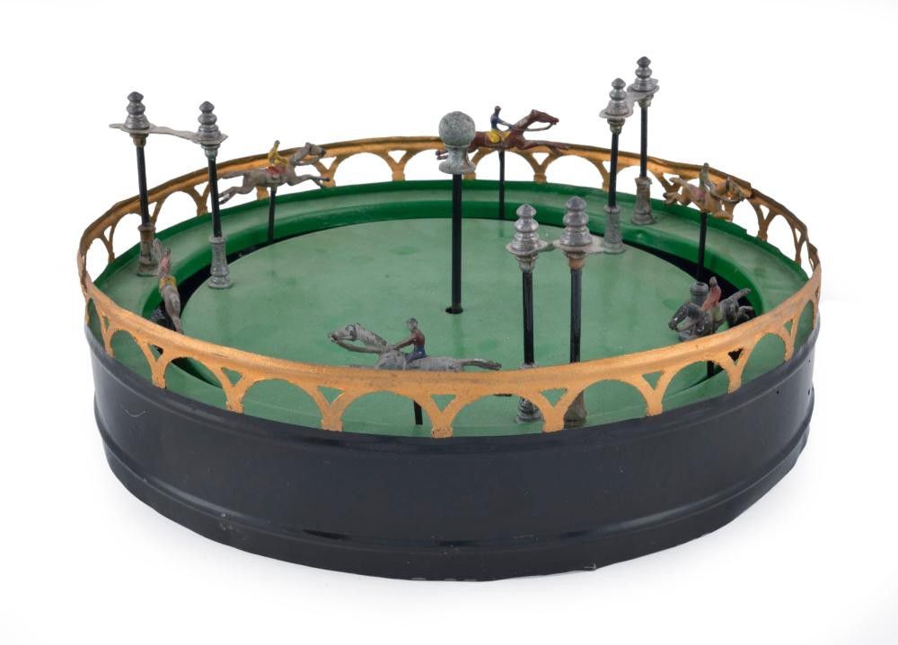 French Metal Horse Racing Game - Zother - Toys & Models