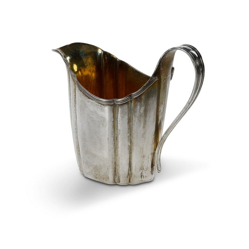 1796 London Hallmarked Sterling Silver Sauce Jug with Gilt Interior ...