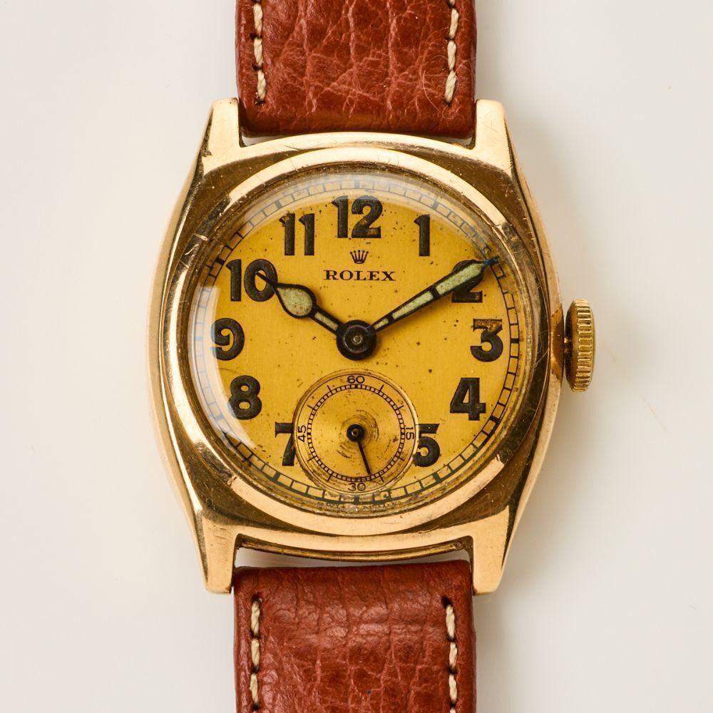 Vintage Rolex Cushion Case Watch with Coronet Dial, 1930s - Watches ...