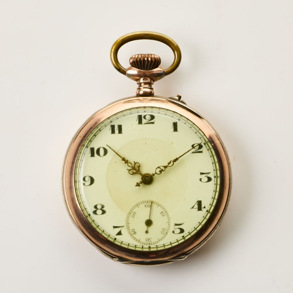 Early 20th Century Swiss Silver Pocket Watch, Unsigned Export Grade ...