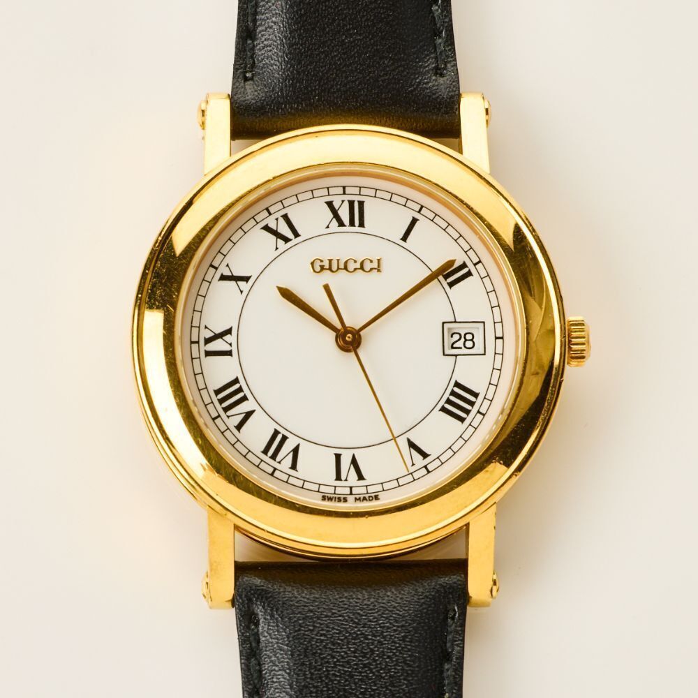 Gucci 7200M Quartz Gold-Plated Swiss Watch, 1990s Fashion Design ...