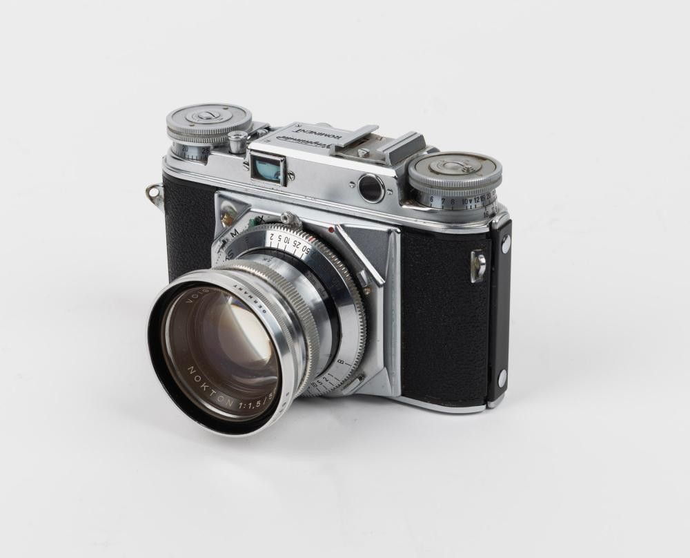 Voigtlander Rangefinder Camera with Rare Nokton Lens, 1953 ...