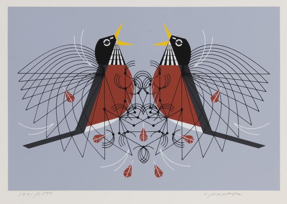 "Round Robin" Serigraph by Charles Harper, Signed and Numbered - Prints ...
