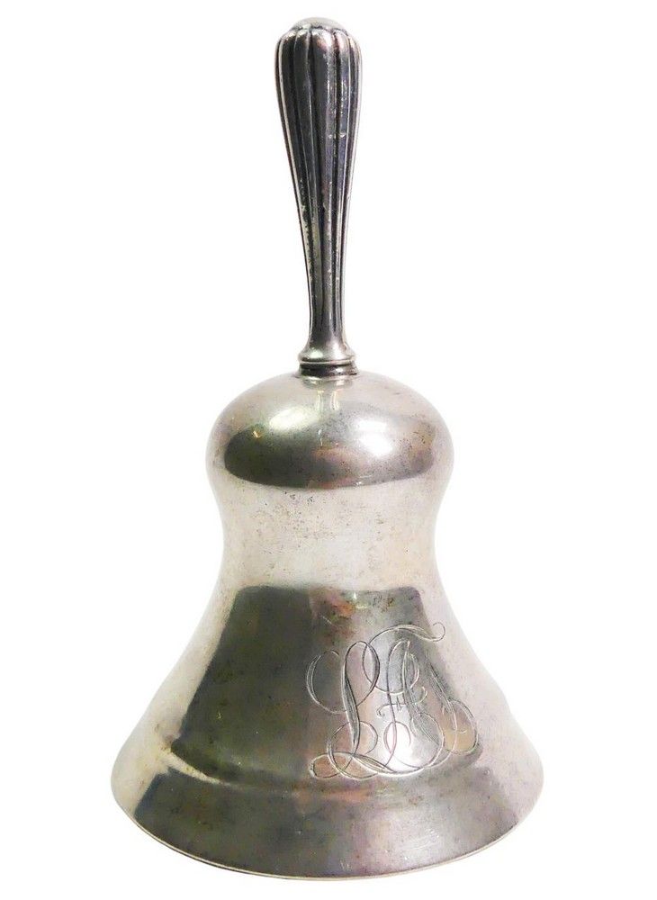 Tiffany & Co Sterling Silver Table Bell, Reeded Handle - Flatware ...