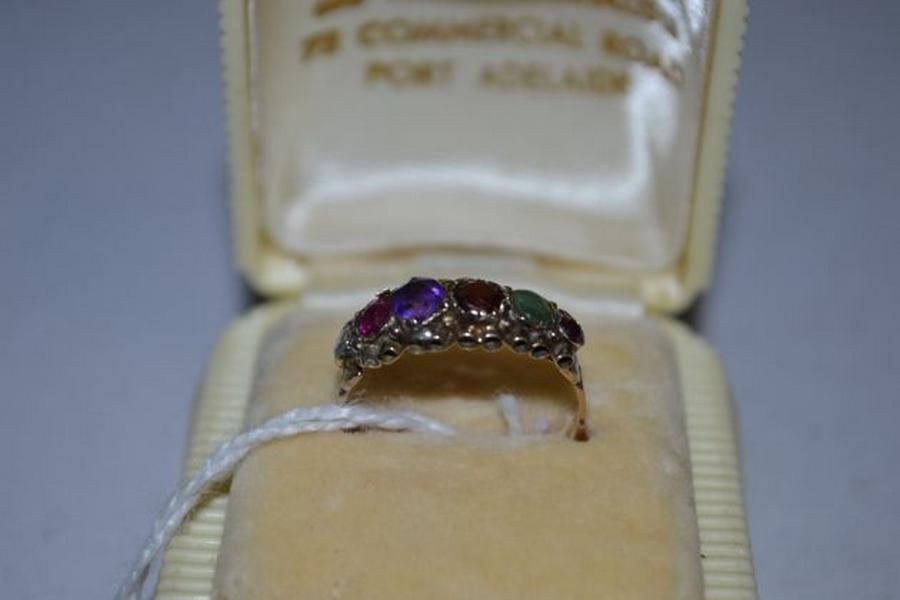 Victorian 9ct Regard Ring - Rings - Jewellery