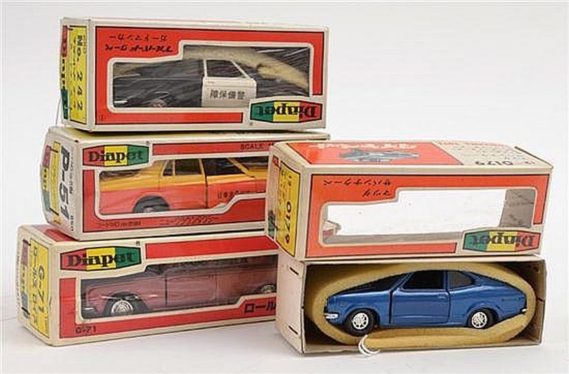 Four Diapet Models in VG-E Boxes - Motor Vehicles - Toys & Models