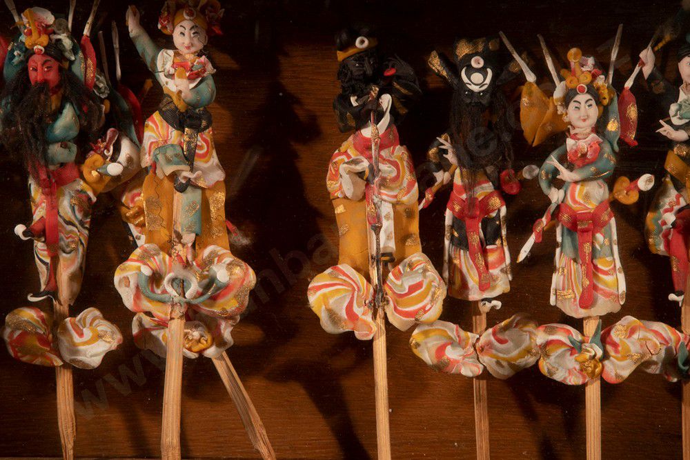 Chinese Ceramic Hand Puppet Display - Ceramics - Chinese - Oriental