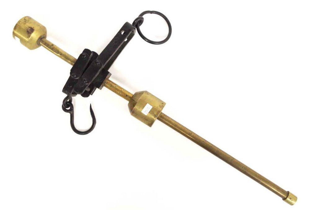 10kg Brass and Cast Iron Hanging Feed Scale - Scales - Household Objects