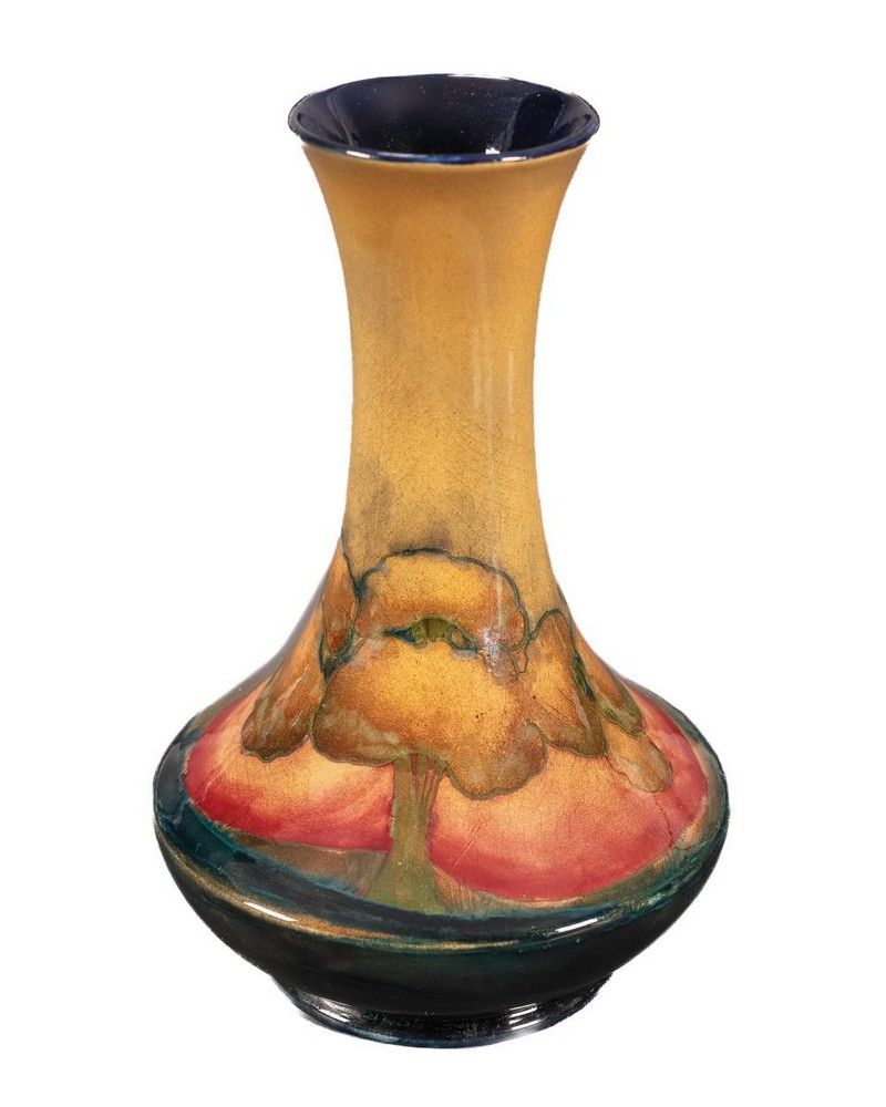Moorcroft 'Eventide' Pottery Vase: Trees in Yellow, Red, Green ...