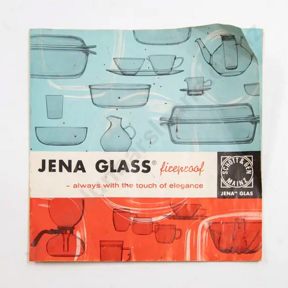 Vintage Mid-Century Jenaer Glas Tea Set with Tumblers & Egg Coddlers ...