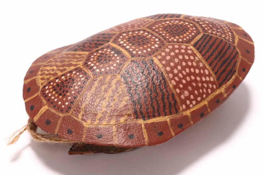 Aboriginal Painted Turtle Shell by Wilfred M, 1990 - Natural History ...