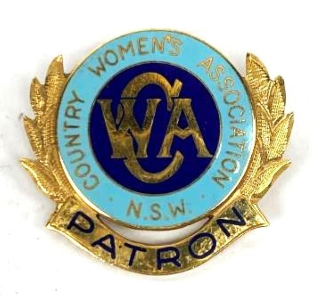 9ct Gold & Enamel CWA NSW Members Badge, Angus & Coote - Badges ...