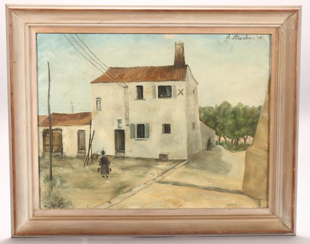 Brittany Landscape with Peasant Woman - Oil Paintings and Acrylics - Art