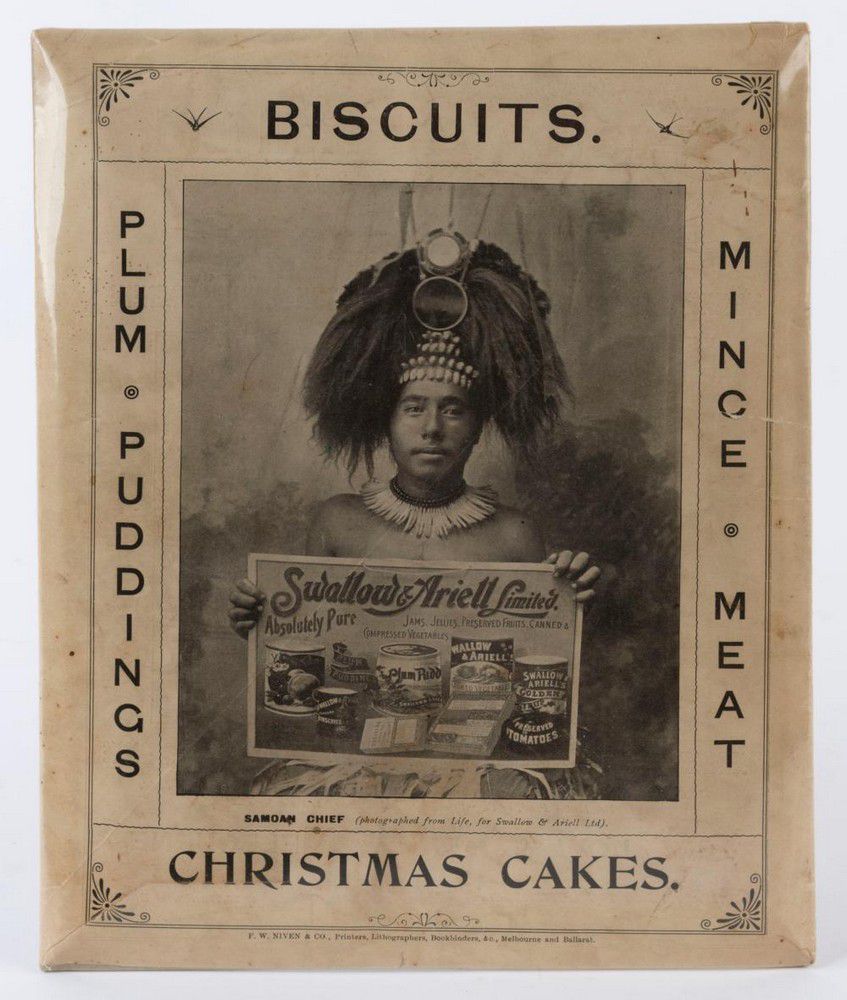 "Samoan Chief" Metal Advertisement by Swallow & Ariell Ltd - Zother ...