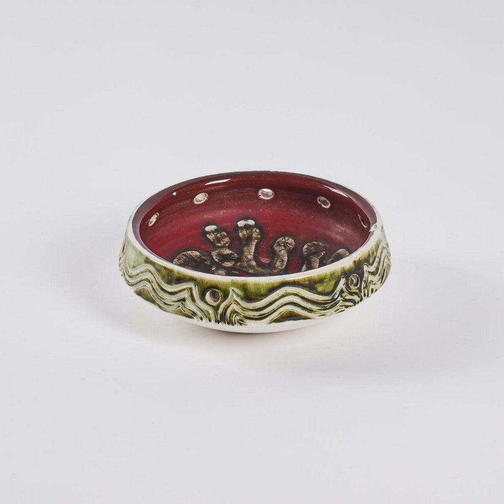 Aegean Bowl by Poole Studio, Signed 'F' - Poole - Ceramics