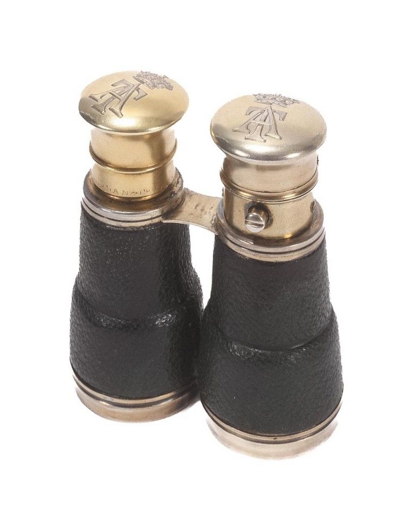 Victorian Gilt Sterling Silver Opera Glass Scent Bottle Set - Scent ...