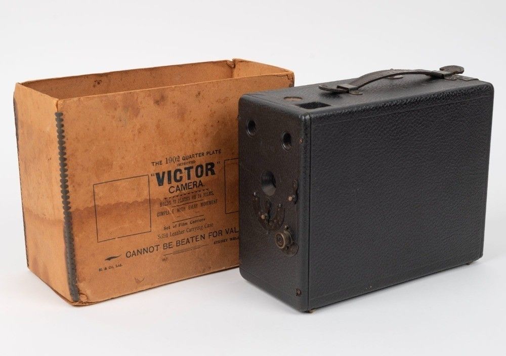 Victor 3 x 4" Plate Box Camera, c. 1902, with Box - Photography ...