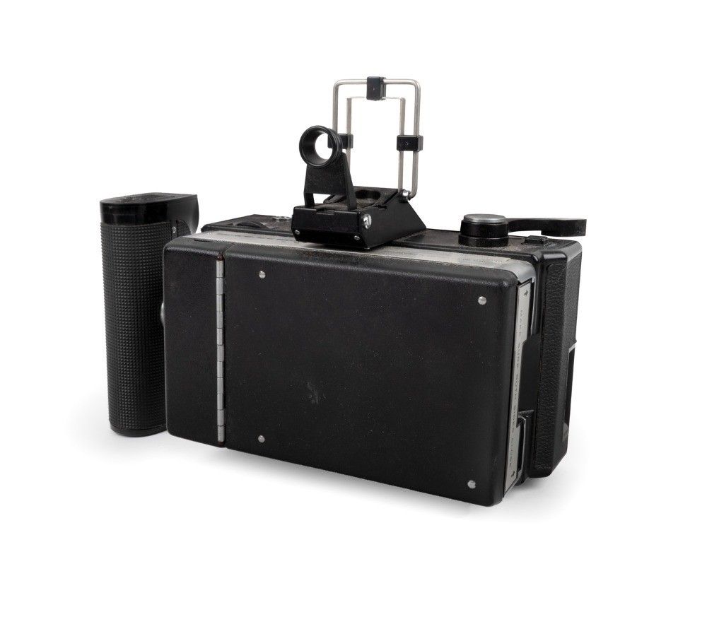 Asanuma King Sequence Camera with Polaroid Back and Leather Case ...