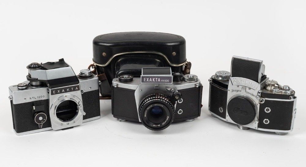 Ihagee Exakta SLR Cameras Collection: Varex IIa, VX500, Rtl 1000 ...