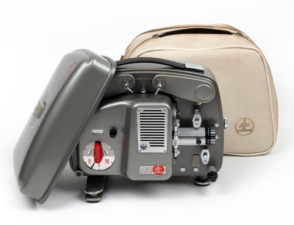 Bolex-Paillard 18-5 8mm Projector with Leather Case, 1960s ...
