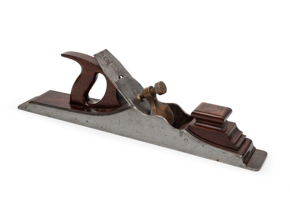 Antique 20½" Rosewood Infill Plane with Ward Blade, Half Remaining ...
